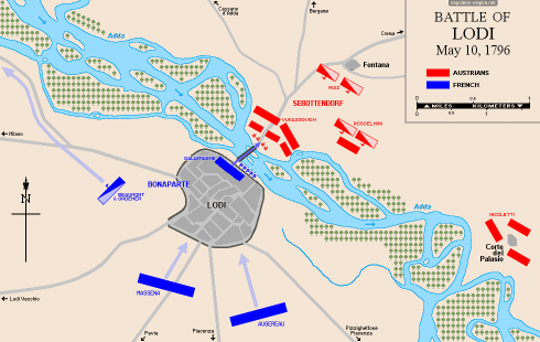 Battle of Lodi, May 10th, 1796